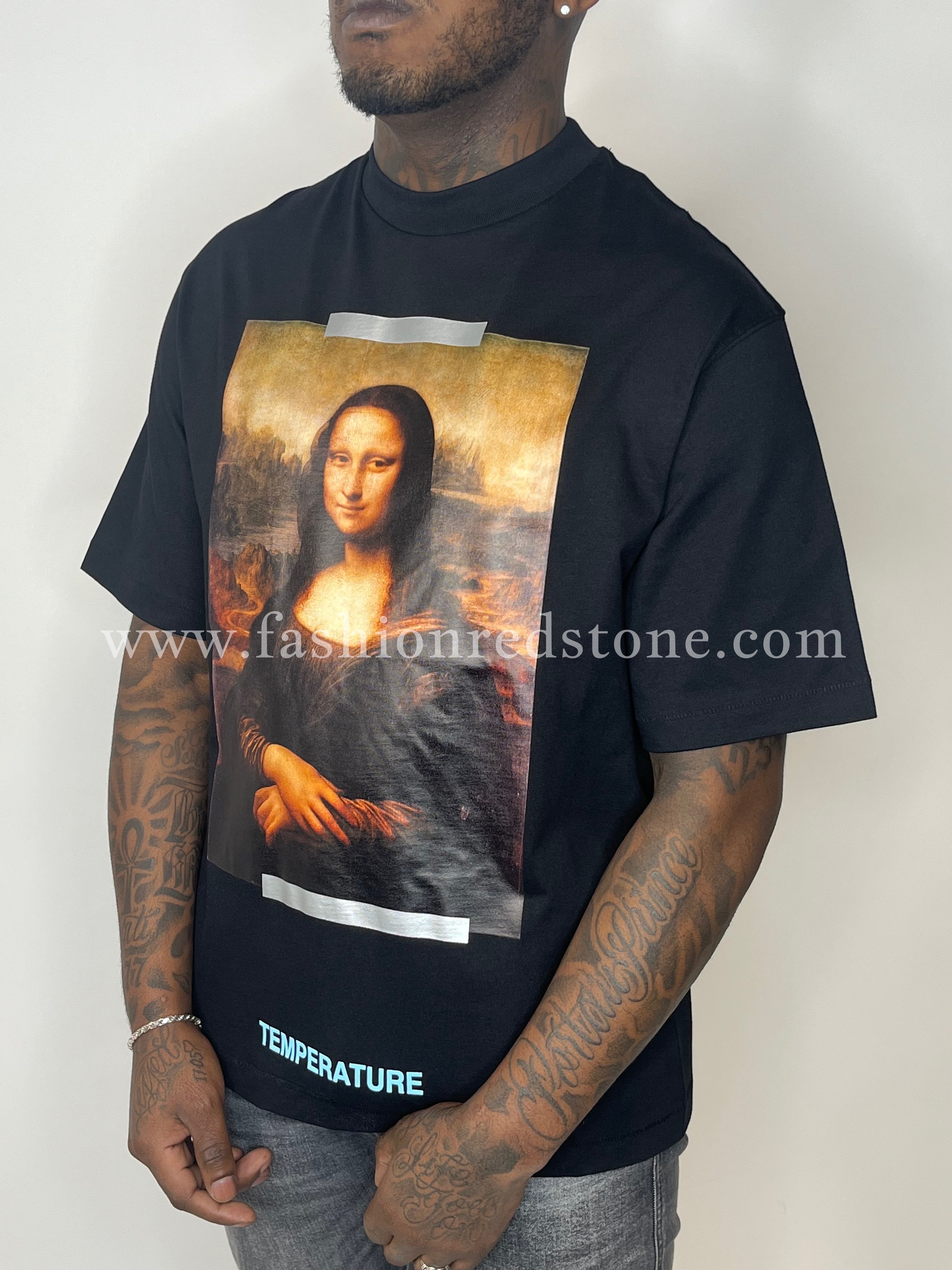 Off-White Mona Lisa T-Shirt Black – Redstonefashion