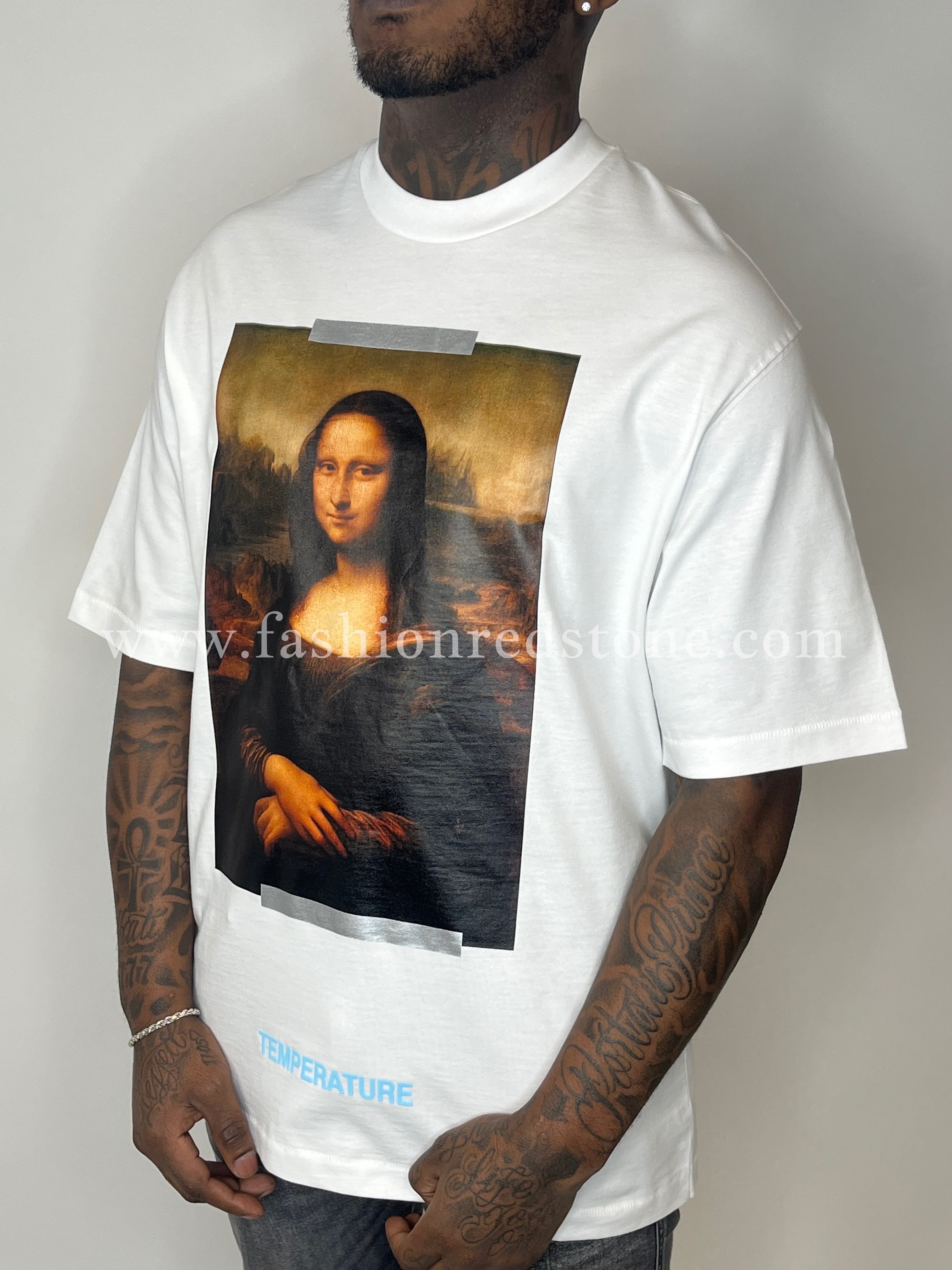 Off-White Mona Lisa T-Shirt White – Redstonefashion